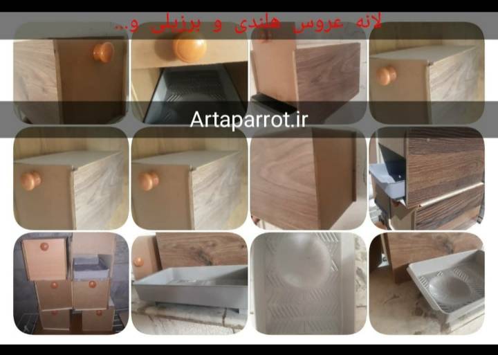 لانه چوبی عروس هلندی لگن دار - ارتا پاروت